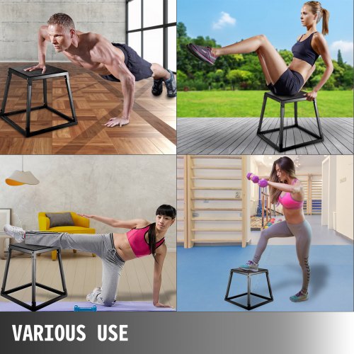 VEVOR Plyometric Box Set, 30 Inch Plyometric Platform and Jumping ...