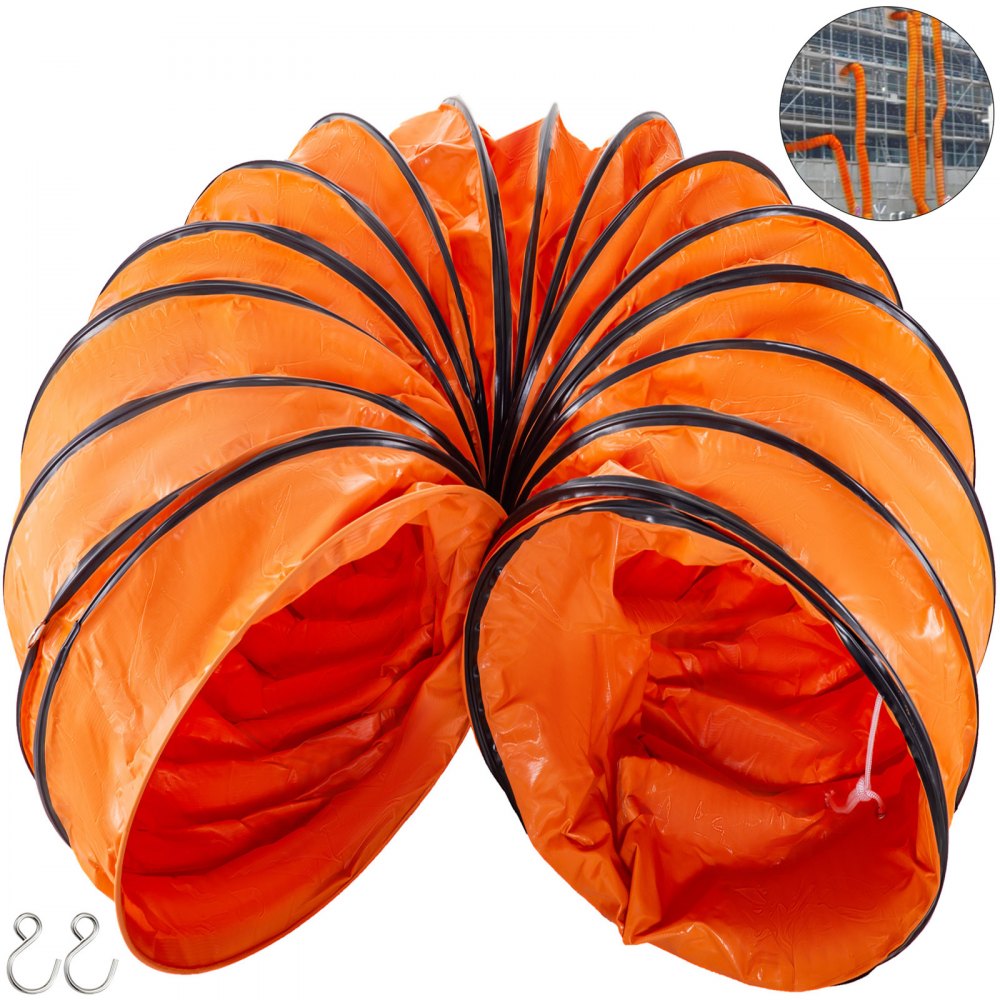 VEVOR Pvc Ducting Blower Ducting Pvc Flexible Duct Duct Hosing Quality ...