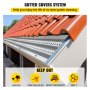 VEVOR Gutter Guards, 5" x 3' Each Gutter Covers System, 35 Packs 105 FT ...