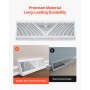 Floor Registers 15-Inch 10-Pack Floor Vents for HVAC Baseboard ...
