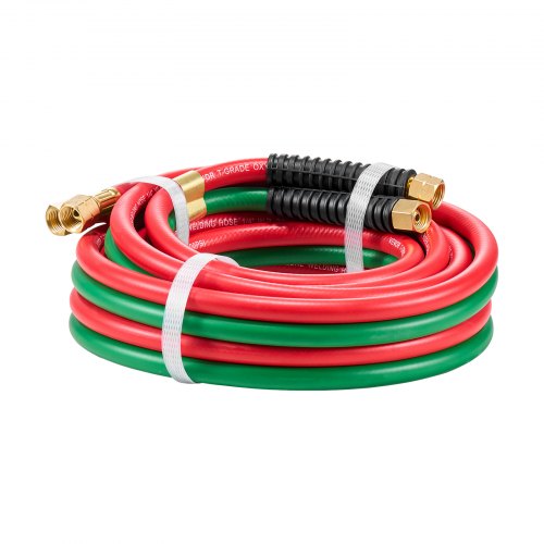 Oxygen Acetylene Hose 1/4-Inch x 15FT T Grade Hose 300PSI Max Working ...