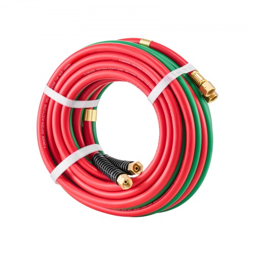 Oxygen Acetylene Hose 1/4-Inch x 25FT T Grade Hose 300PSI Max Working ...