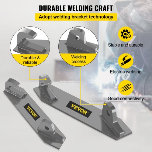 VEVOR Tractor Mounting Brackets 1 1/4" Top Bracket Weld on Quick Attach ...
