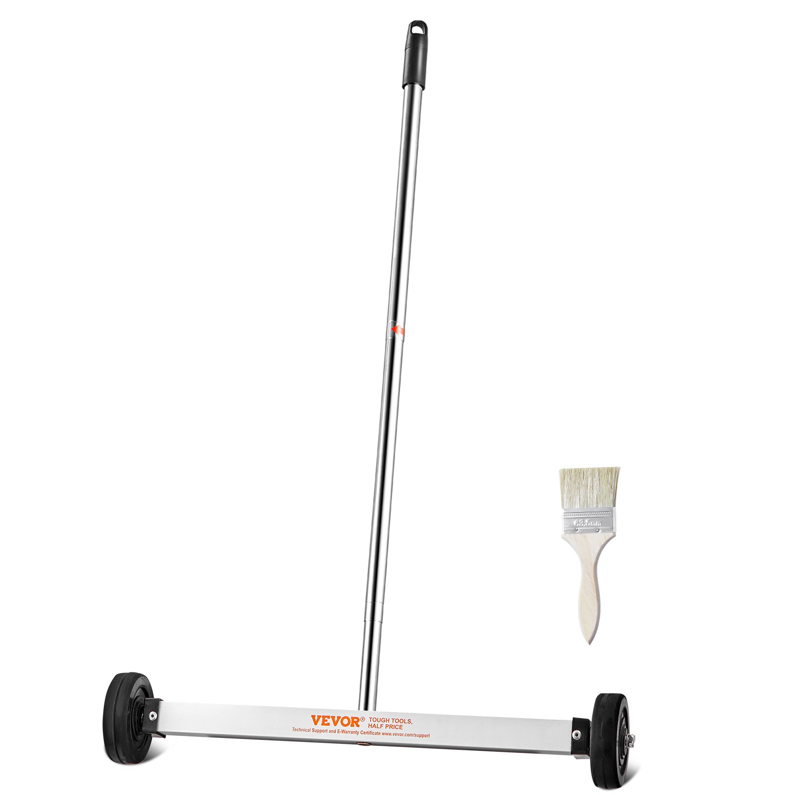 VEVOR Magnetic Sweeper with Wheels 17inch Mini 10 lbs Capacity ...