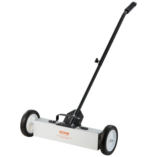 VEVOR 45Lbs Rolling Magnetic Sweeper with Wheels, Push-Type Magnetic ...