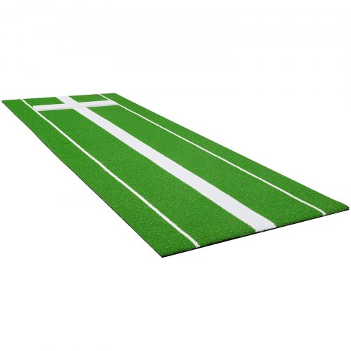 VEVOR Softball Pitching Mat, 10' x 3' Softball Pitching Mound, Antislip ...