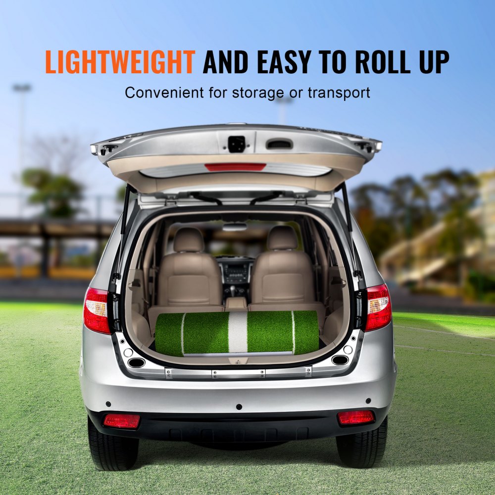 VEVOR Softball Pitching Mat, 10' x 3' Softball Pitching Mound, Antislip ...
