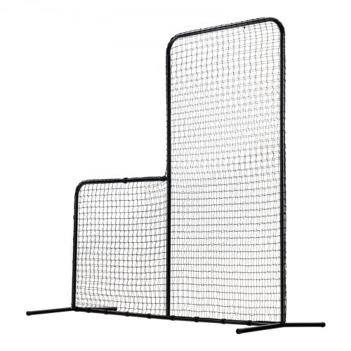 VEVOR L Screen Baseball for Batting Cage, 7x7 ft Baseball Softball ...