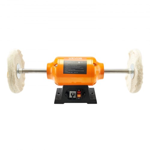 VEVOR 8" Bench Buffer Polisher 1/2 HP 1725RPM/3450RPM for Metal Jewelry ...