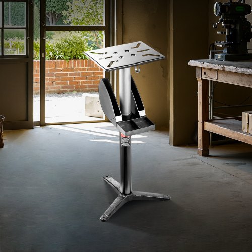 VEVOR Bench Grinder Stand Bench Grinder Floor Pedestal 5-Level Height ...