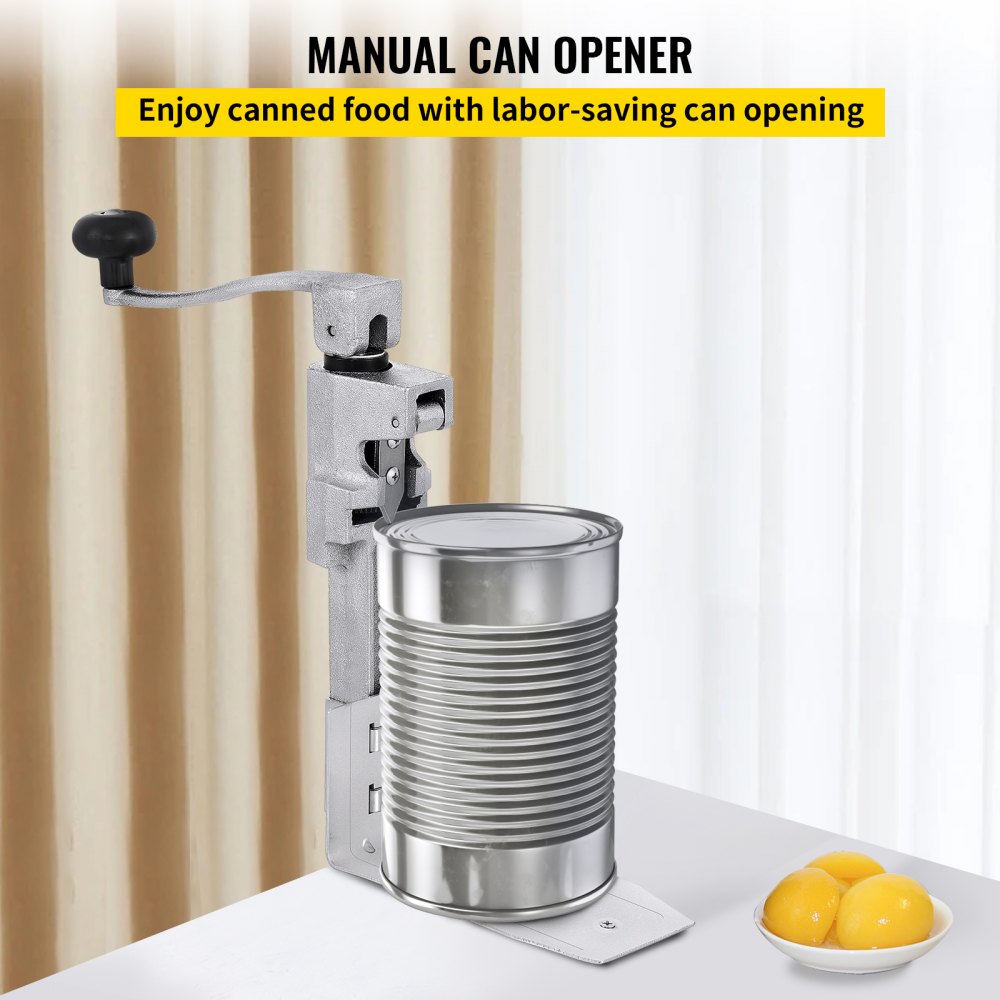 VEVOR Commercial Can Opener, 15.7 inches Tabletop Can Opener, Heavy ...
