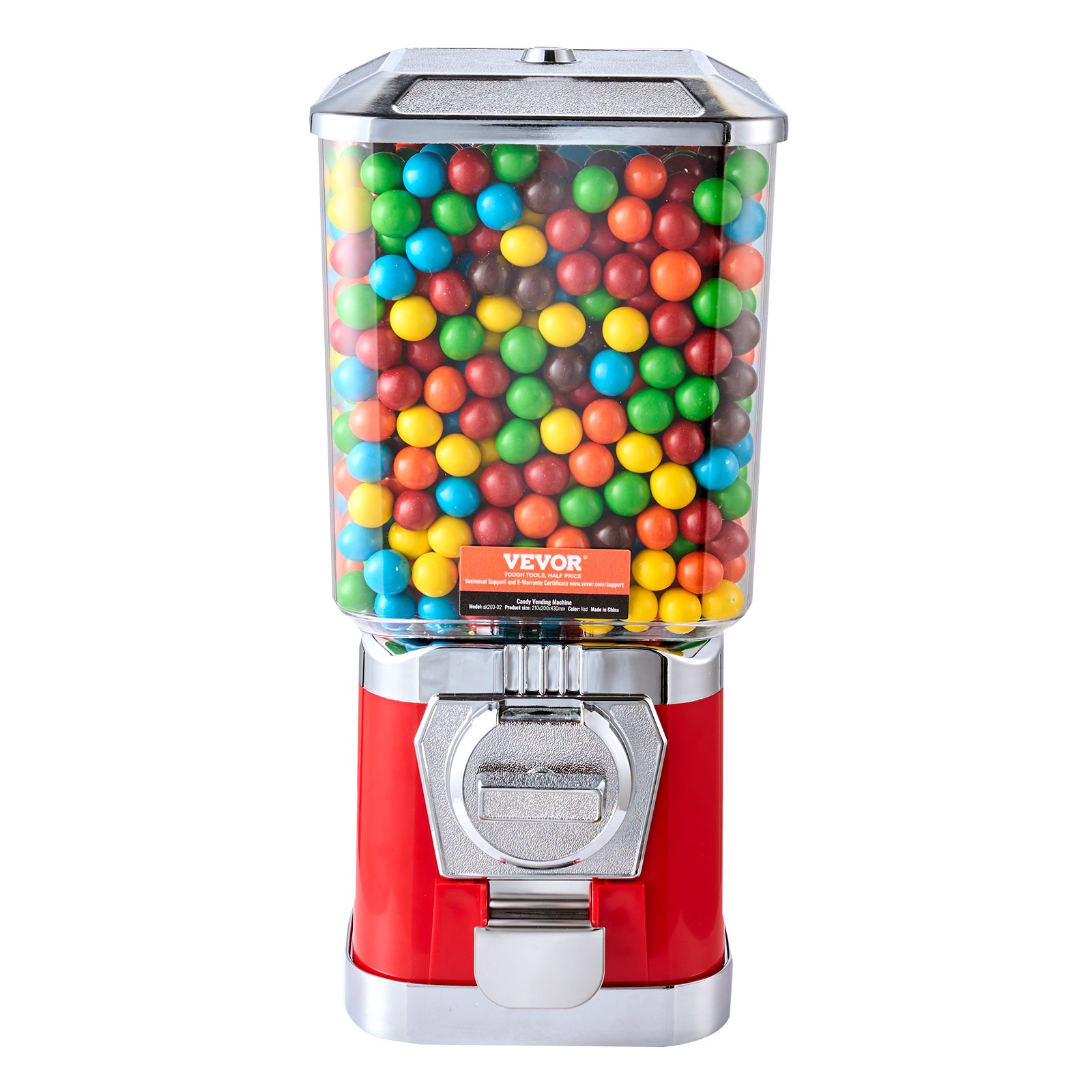 VEVOR Gumball Machine for Kids, 17"H Home Candy Vending Machine, PC ...