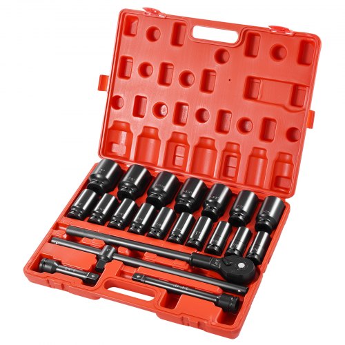 VEVOR Snap On 711IM Socket Set - 19 Piece Impact Tools