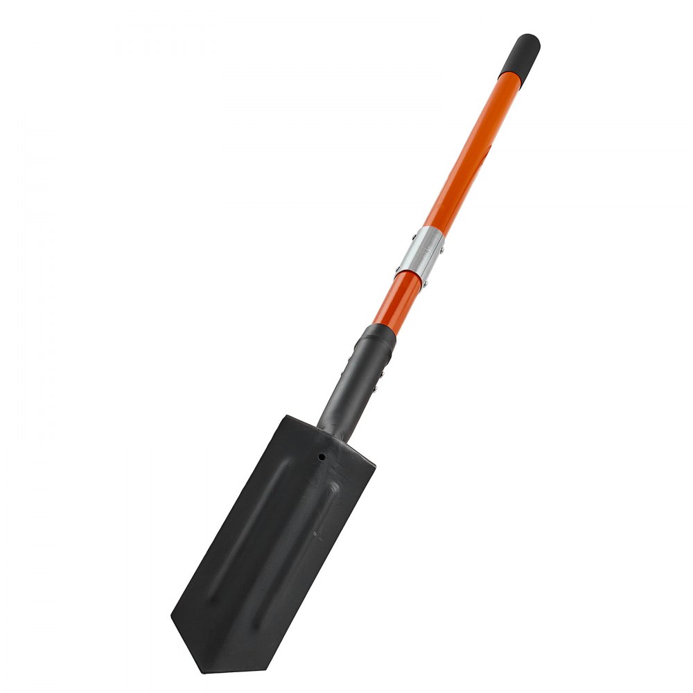 VEVOR Trench Shovel, 4 in Blade Heavy-Duty Trenching Shovel, Narrow ...