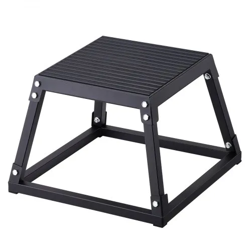 VEVOR Plyometric Jump Box, 12 Inch Plyo Box, Steel Plyometric Platform ...