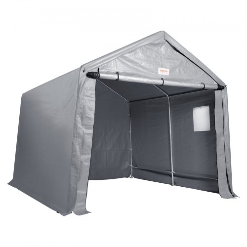 VEVOR Protable Stotage Shelter Garage Stotage Shed 7 x 12 x 7.36ft ...