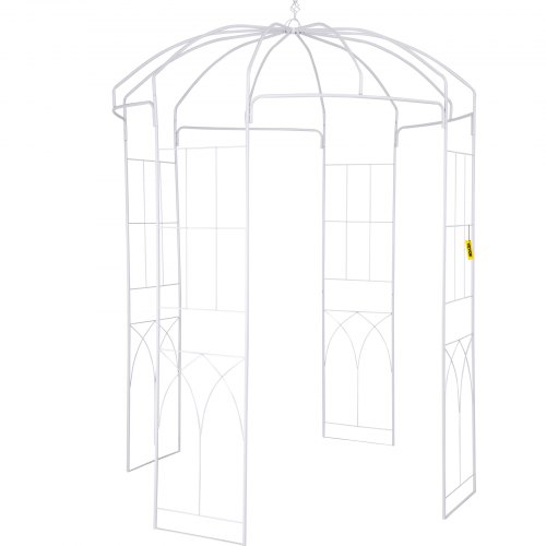VEVOR Birdcage Shape Garden Arbor, 9\' High x 6.6\' Wide, Heavy Duty ...