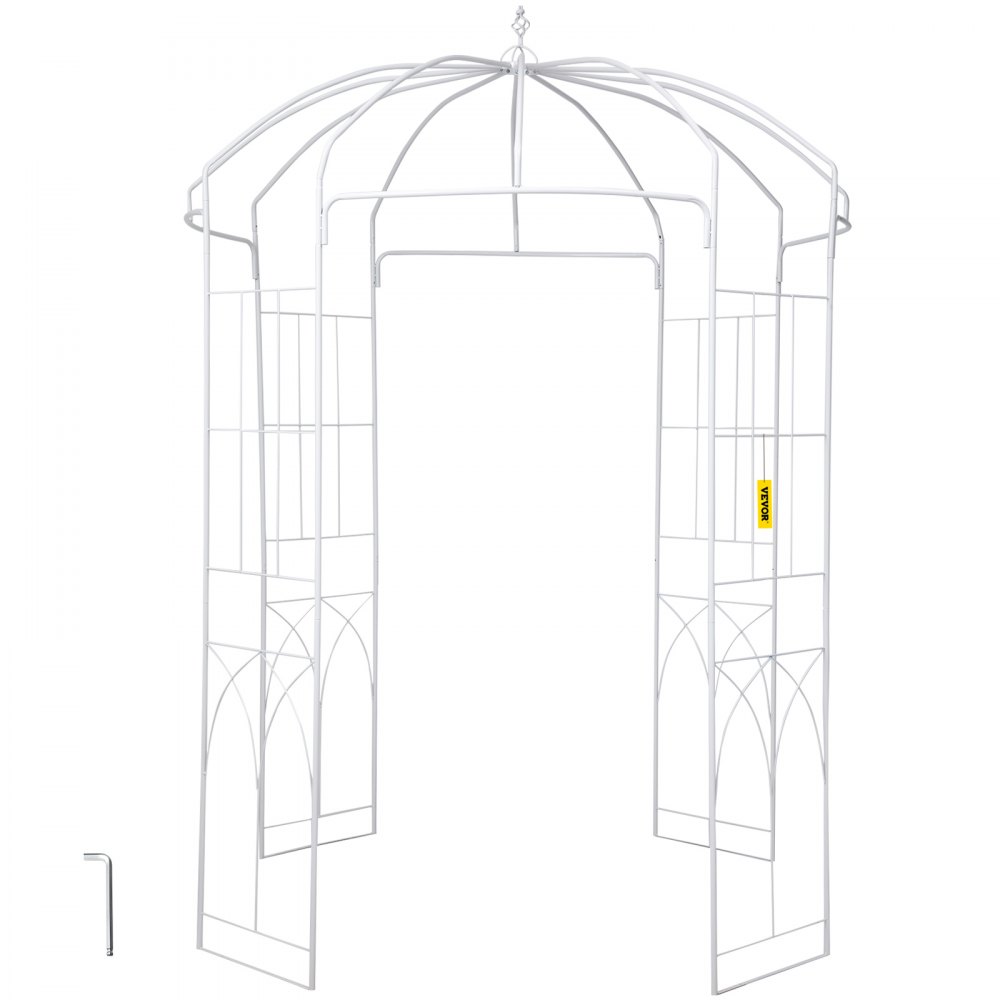 VEVOR Birdcage Shape Garden Arbor, 9\' High x 6.6\' Wide, Heavy Duty ...
