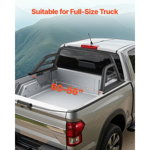 Truck Bed Roll Bar Universal Chase Rack for Full-Size Pickup Carbon ...