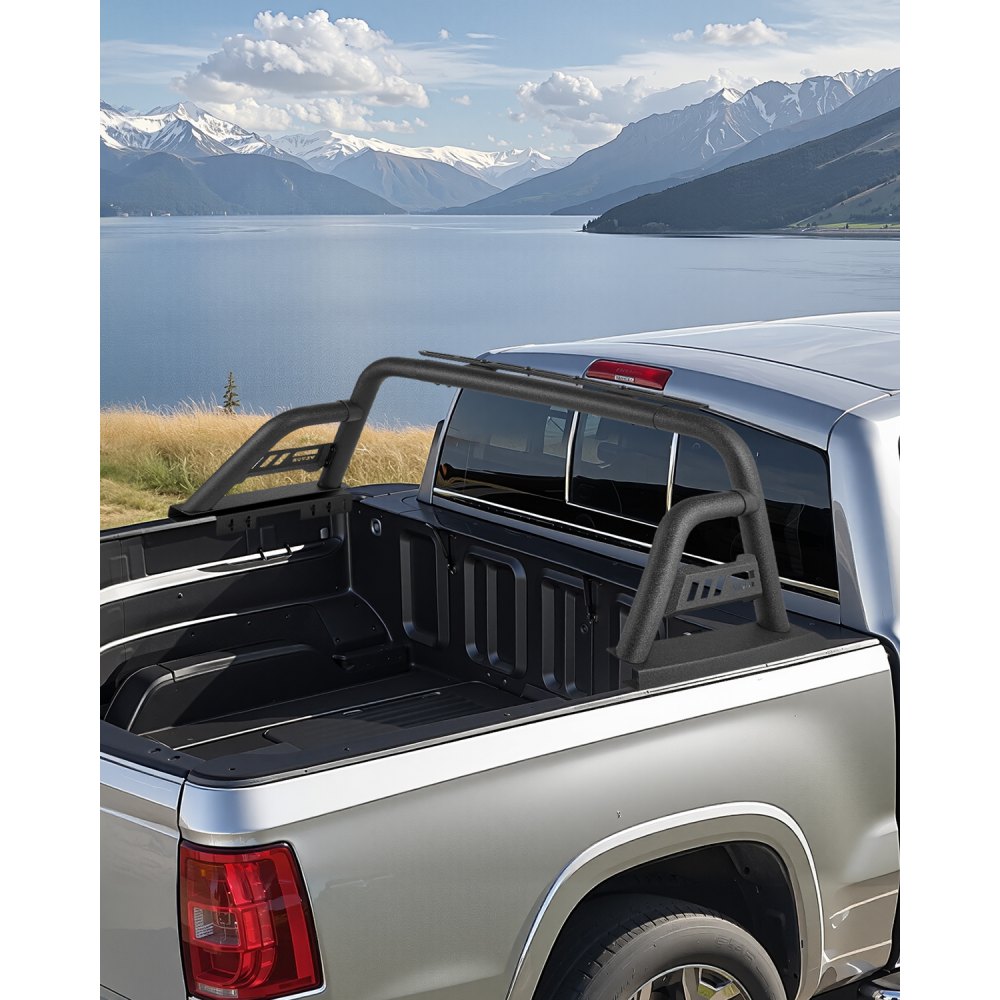 VEVOR Truck Bed Roll Bar, Universal Pickup Sport Adjustable Bar Chase ...