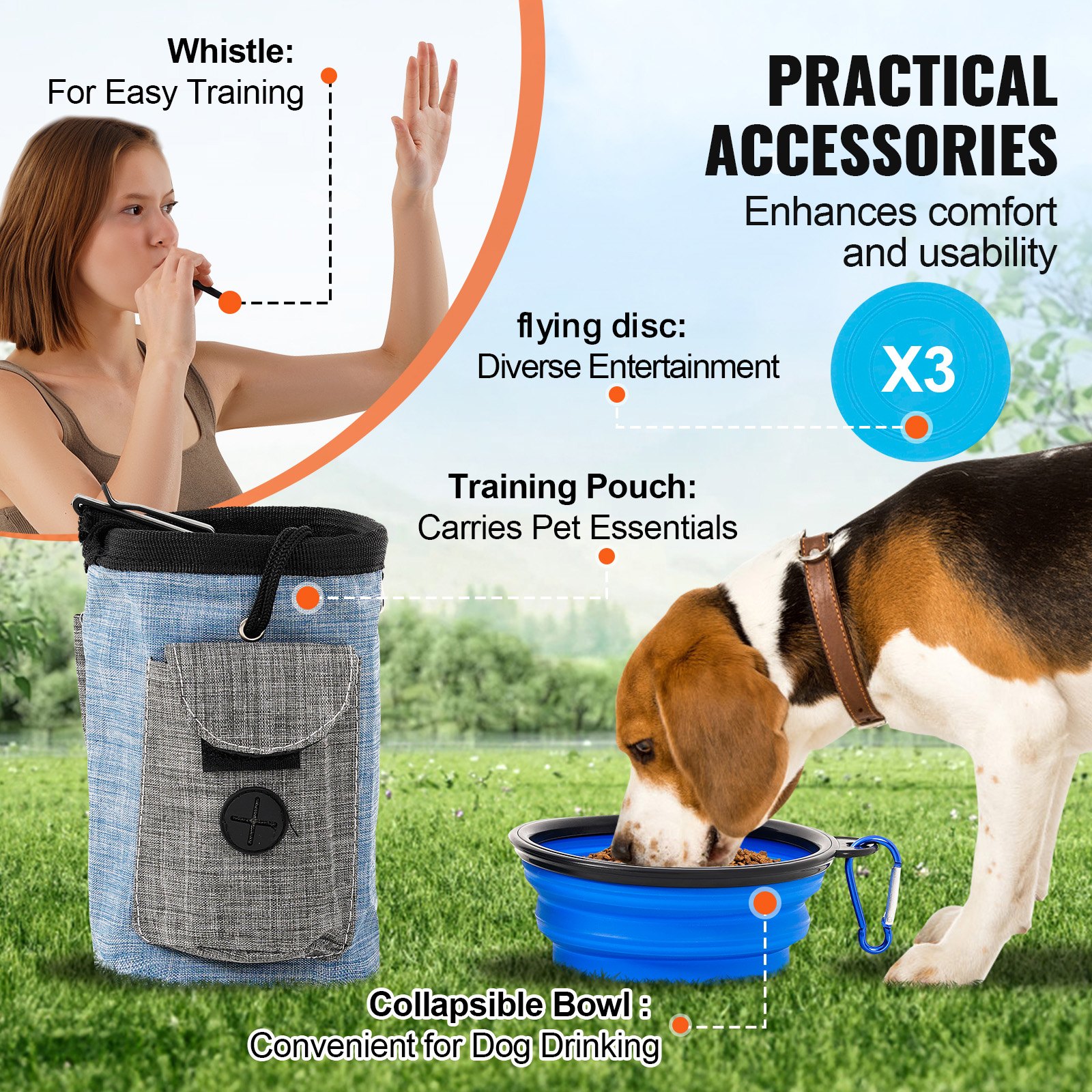 VEVOR Agility Training Dog Equipment – Complete 7-Piece Kit