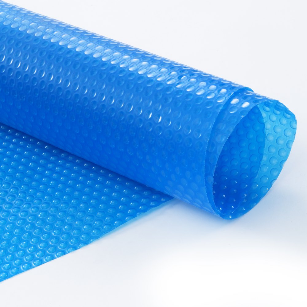 VEVOR Solar Pool Cover, Φ10 ft Round Solar Blanket for Pools, Inground ...