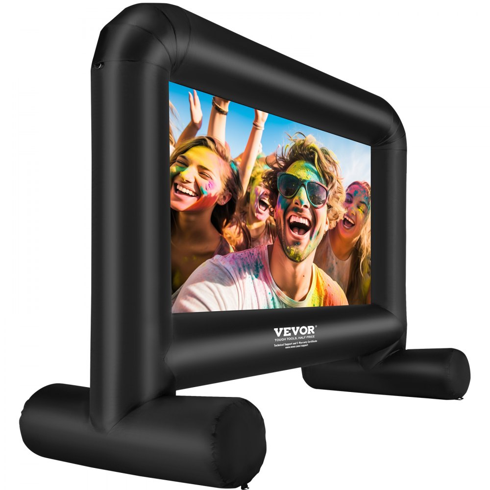 VEVOR Inflatable Movie Screen, 14 FT Inflatable Projector Screen for ...