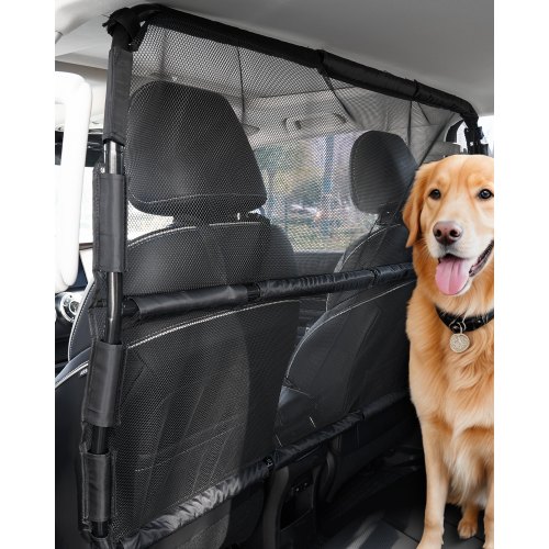 Dog Car Barrier 50" Wide Front Seats Installation Car Divider for Truck ...