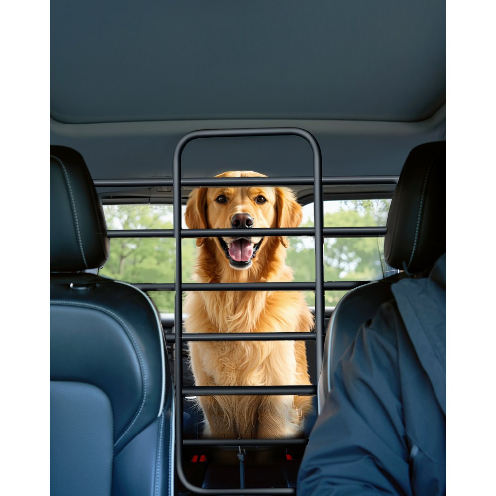 VEVOR Dog Car Barrier, Adjustable Universal-Fit Vehicle Pet Barrier for ...