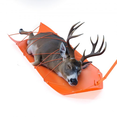 Deer Drag Sled 72.8 x 22.8 in 550lbs Multi Use PE Yard Utility Sled for ...