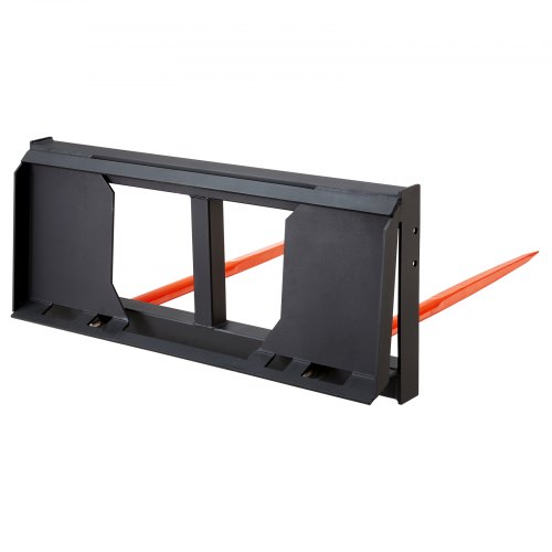 VEVOR 49" Hay Spear, Bale Spears 3000lbs Loading Capacity, Skid Steer ...