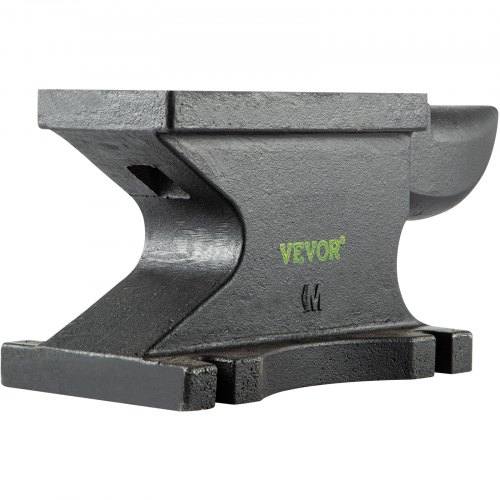 VEVOR Cast Iron Anvil, 100 Lbs(45kg) Single Horn Anvil with 10.4 x 5 in ...