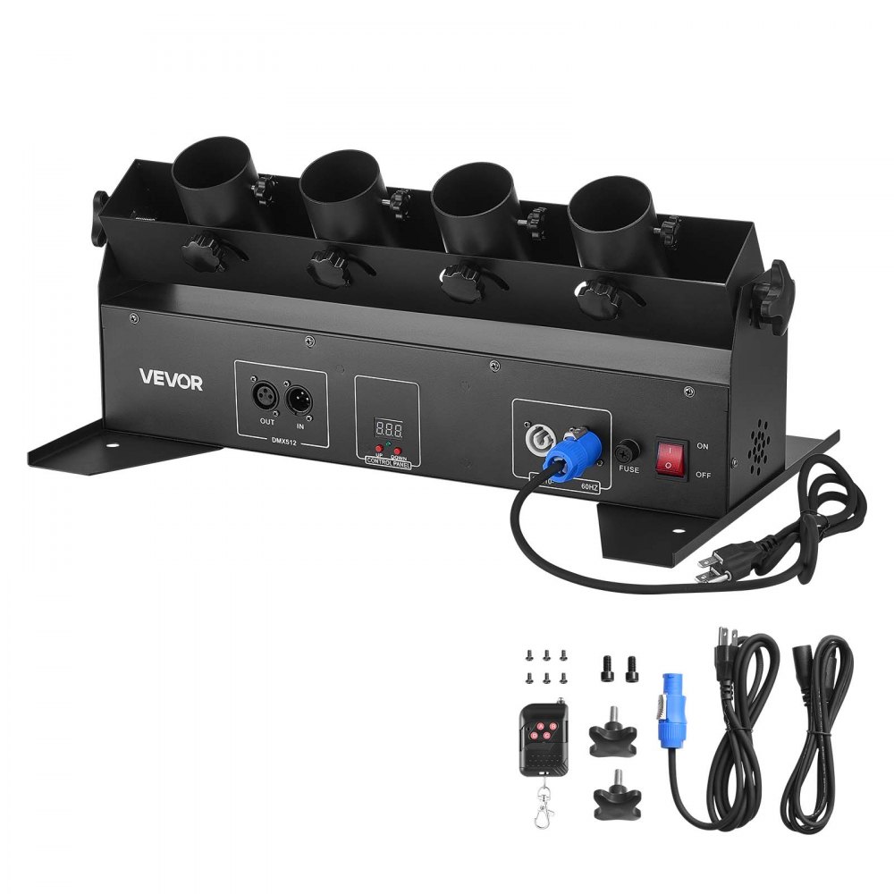 VEVOR Electric Confetti Cannon Machine, High Output 4-Shot Confetti ...