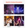 VEVOR Electric Confetti Cannon Machine, High Output 4-Shot Confetti ...