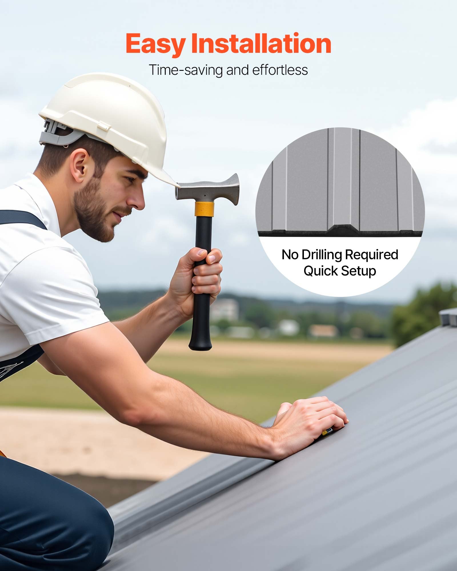 VEVOR Foam Closure Strips, Metal Roof Inside Closure Strip with 2 Rolls ...