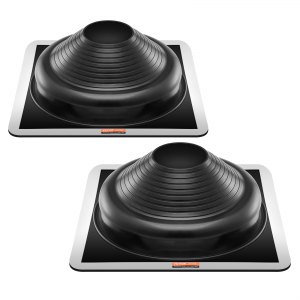 VEVOR 2 Pcs Roof Pipe Flashing Boots, Fit Pipe OD 6-3/4" to 14 ...