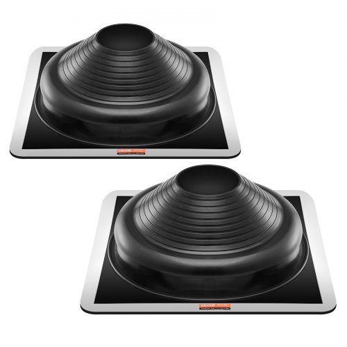 VEVOR 2 Pcs Roof Pipe Flashing Boots, Fits Pipe OD 170 mm to 355 mm ...