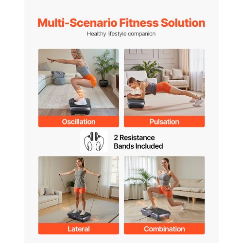 Vibration Plate Exercise Machine Whole Body Shaker Fitness Platform ...