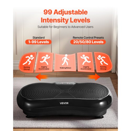 Vibration Plate Exercise Machine Full Body Shaker Fitness Platform ...