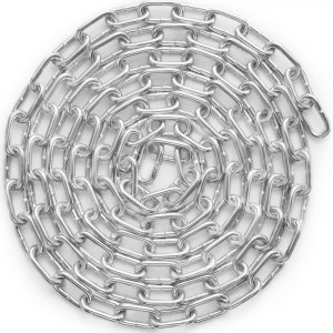 VEVOR Zinc Plated Proof Coil Chain Carbon Steel Chain Sling 3/16" x 10 ...