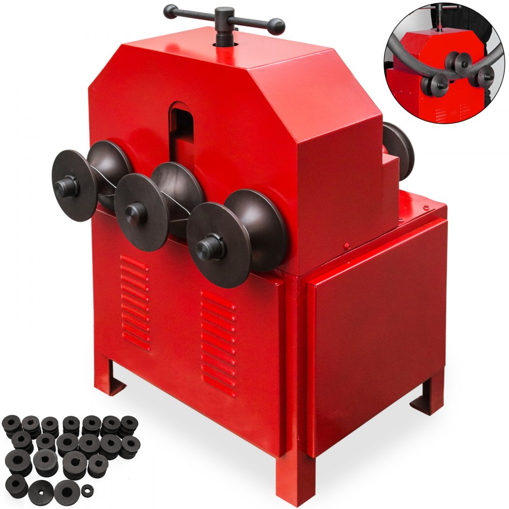 VEVOR Pipe Tube Bender, 9 Round and 8 Square Die Set Electric Pipe Tube ...