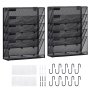 VEVOR Hanging Wall Files Organizer, 2-Piece 6 Pocket Vertical Wall File ...