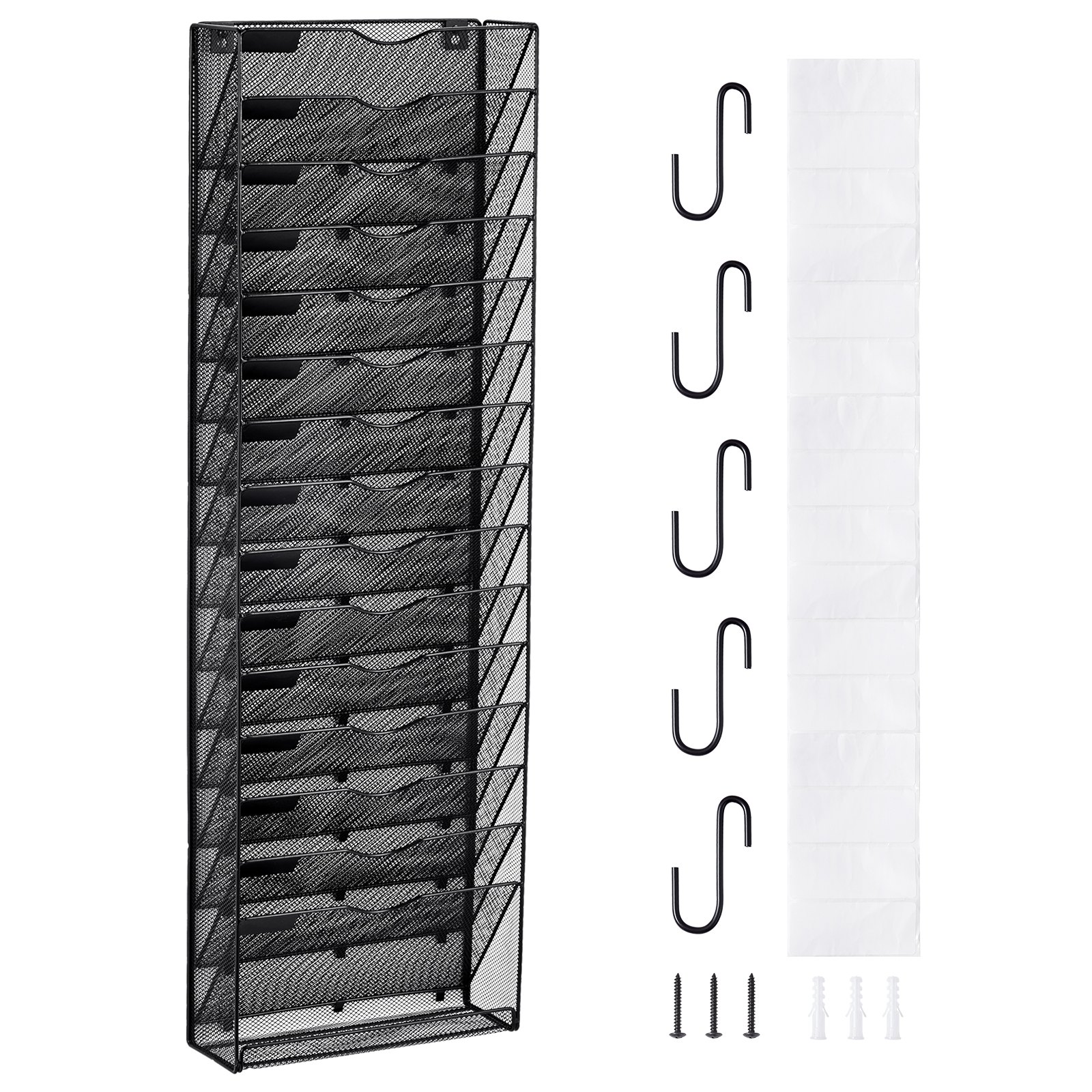 VEVOR Wall Mount File Organizer — 16 Pockets for Office