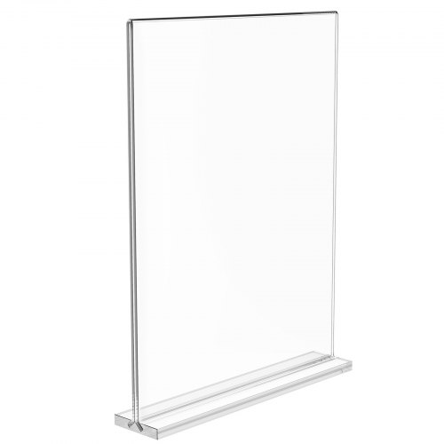 VEVOR Acrylic Sign Holder, 6 Pack 8.5 x 11-inch Brochure Display ...
