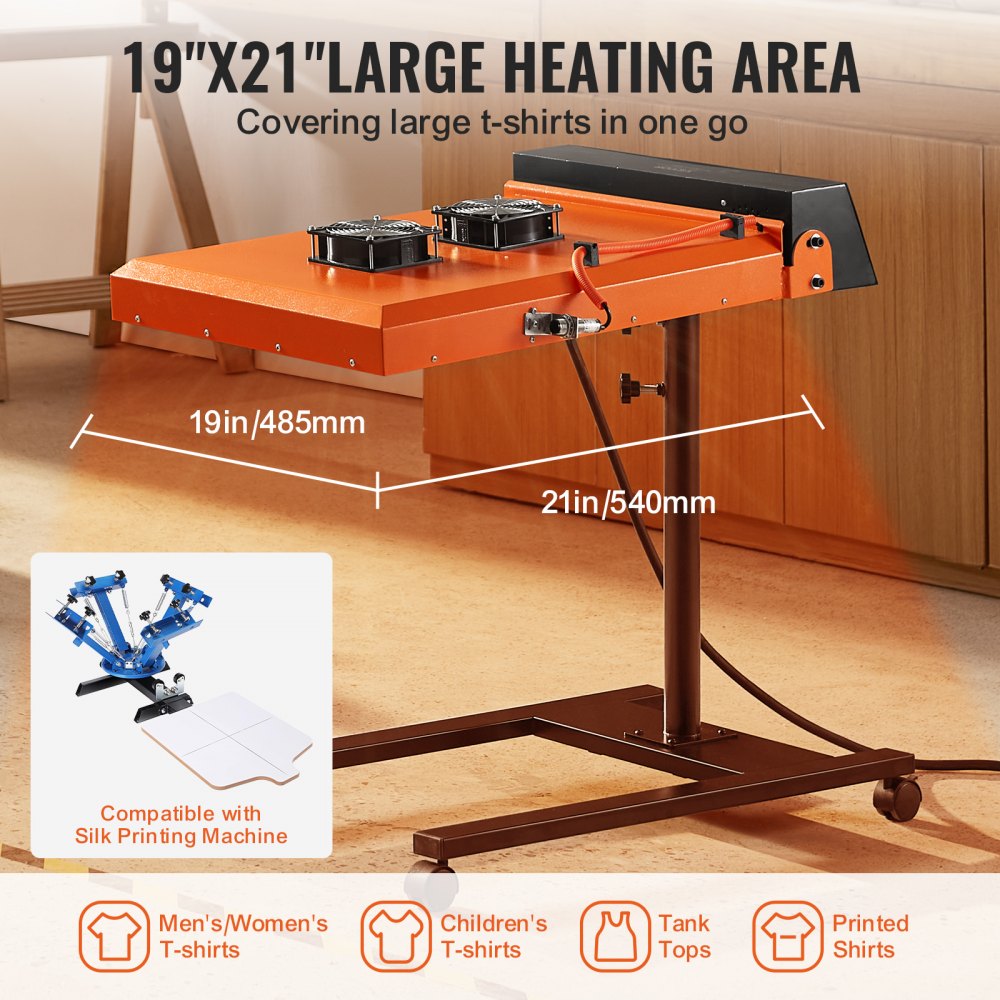 VEVOR Pro Flash Dryer 19 x 21 inch, Upgrade 6000W Automatic Infrared IR ...