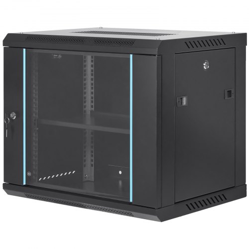 VEVOR 9U Wall Mount Network Server Cabinet, 15.5'' Deep, Server Rack ...