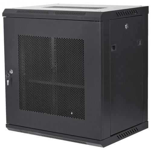 VEVOR 12U Wall Mount Network Server Cabinet, 15.5'' Deep, Server Rack ...