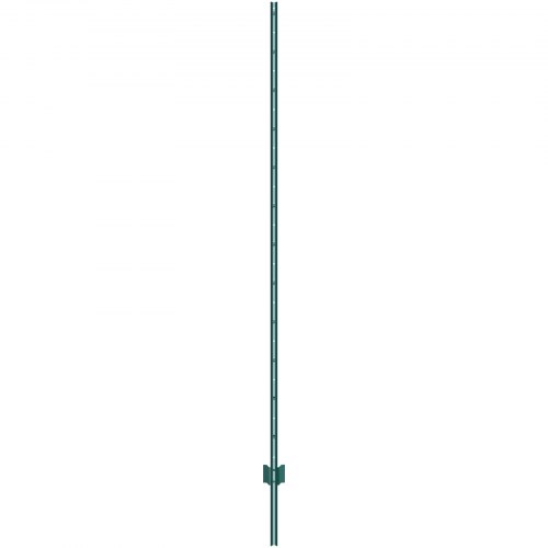 VEVOR 7 Feet Fence Post, 10 Pack U-Channel Heavy Duty Metal Fence Posts ...