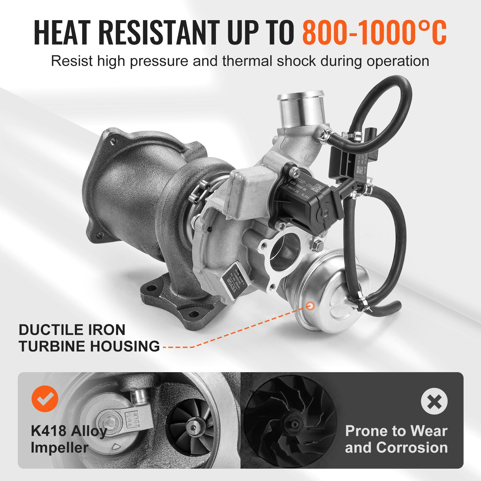 VEVOR Ford Escape Turbocharger - 2013-2016, 800-1000℃