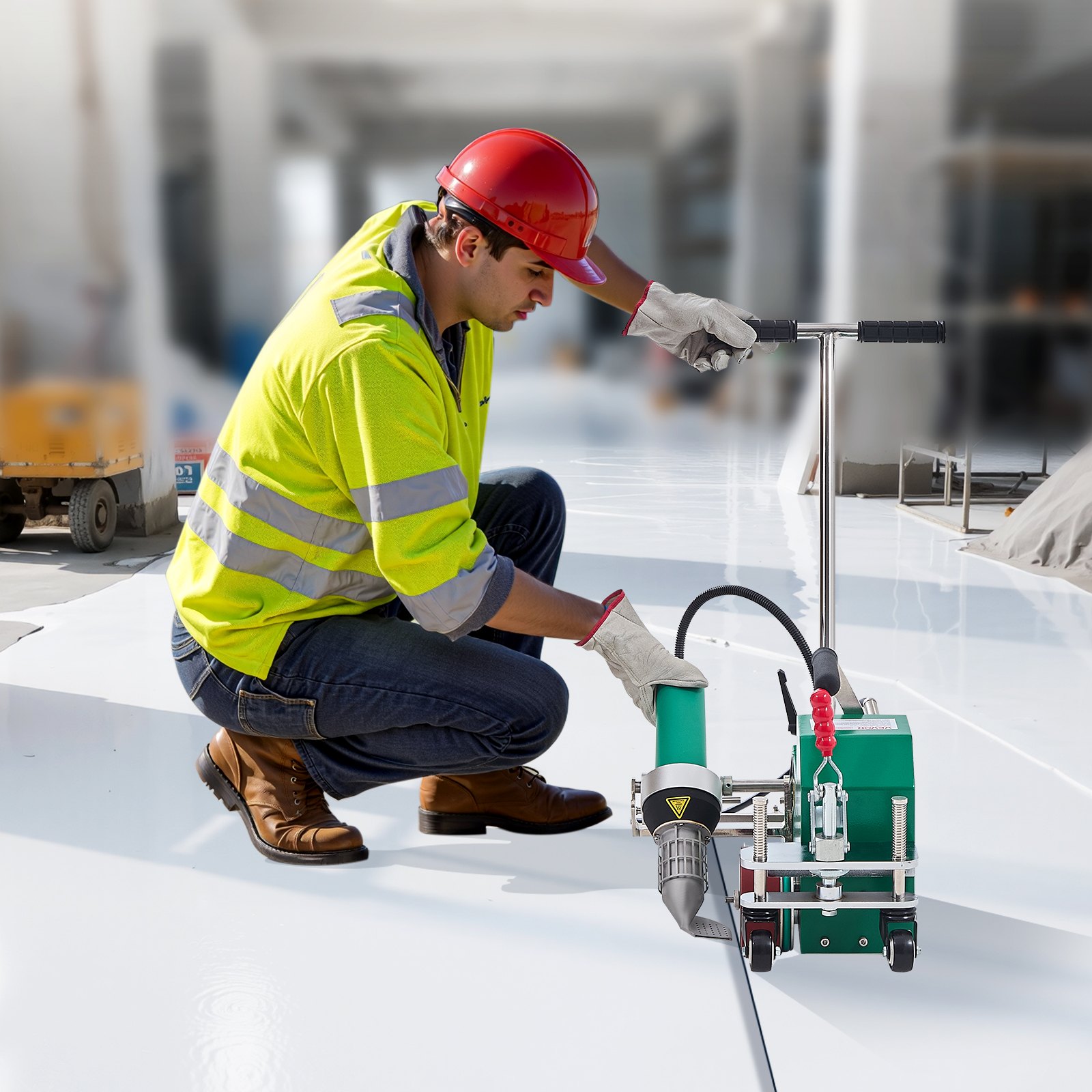 VEVOR Roofing Hot Air Welder, 3400W 220V High Power Plastic PVC TPO ...